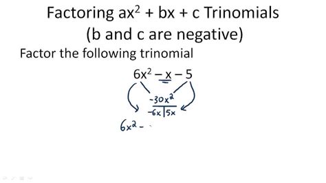 Factoring Ax 2 Bx C Trinomials A Is Positive Example 2 Video Algebra Ck 12