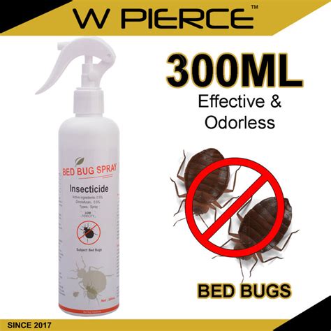 Wpierce Bed Bug Killer Spray Odorless Insecticide Poison Medicine