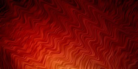 Dark Red Vector Background With Bent Lines Colorful Geometric Sample With Gradient Curves Design