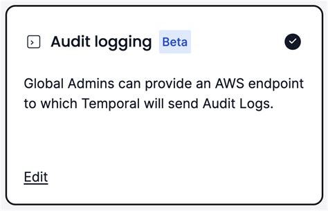 Audit Logging In Temporal Cloud Now Available As Public Preview Temporal