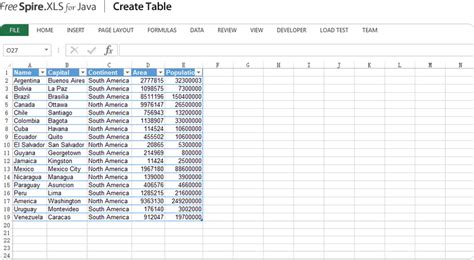 Free Java Excel Library Create Read Modify Print Convert Excel