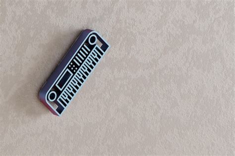 Premium Photo Long Synthesizer Icon Beautiful Blue Long Synthesizer Symbol Icons On Wall