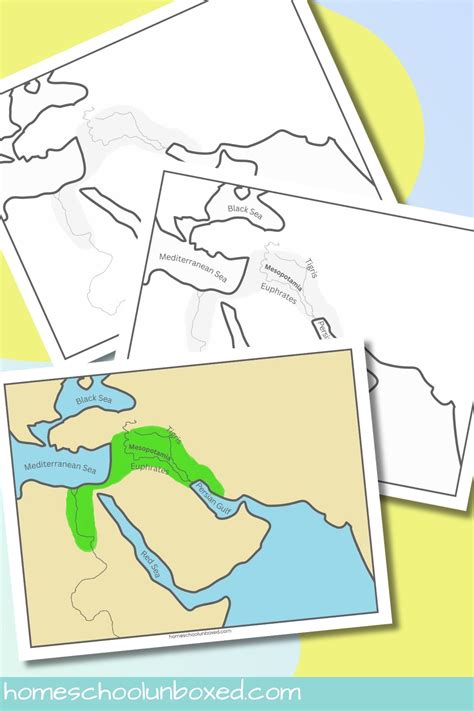 Free Printable Blank Map Of Mesopotamia Gerald Printable