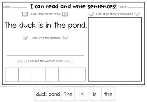 Decodable Sentences Activity Sheets By Tuition By Becky Tpt
