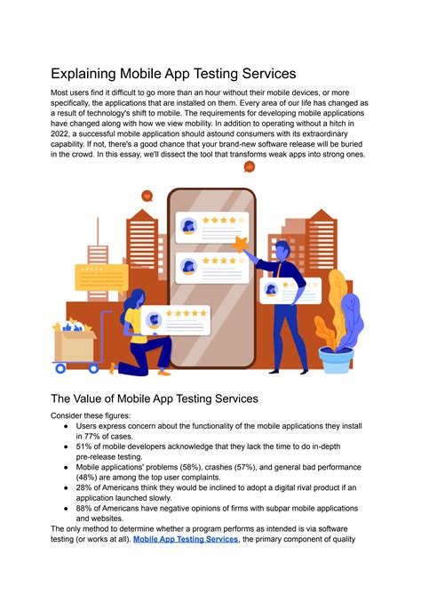 Explaining Mobile App Testing Services By Tom Latham Issuu