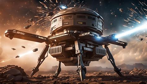 Nano Swarm Defense System Premium Ai Generated Image