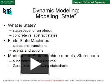 PPT Dynamic Modeling Modeling PowerPoint Presentation Free To Download Id 5e8c7b YzY3M