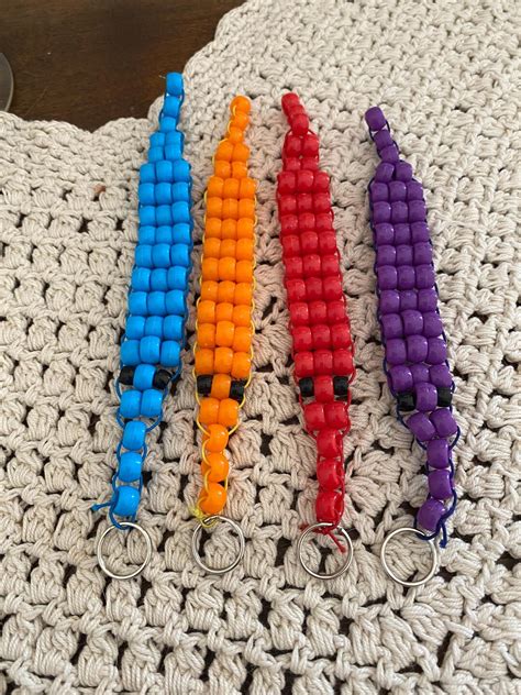 Kandi “worm In String” Keychain Etsy