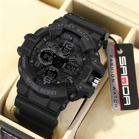Men Digital Shock Sports Watches For Man Waterproof Electronic