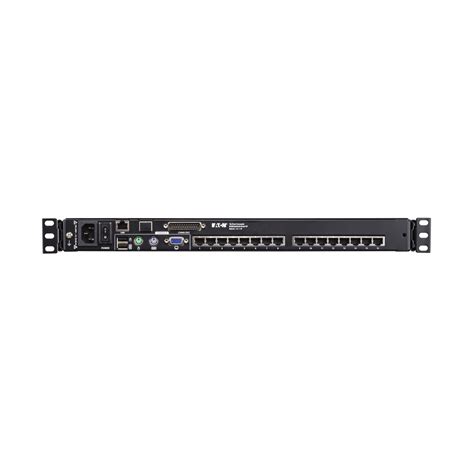 16 Port Cat5 KVM Switch IP 1 Remote Or 1 Local 1U TAA Eaton