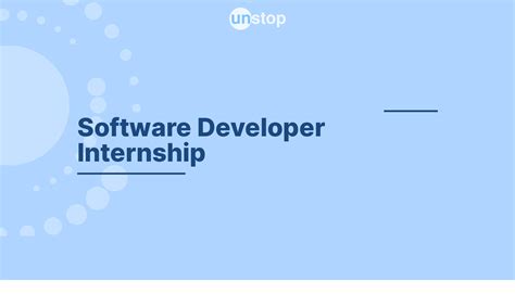 Software Developer Internship By Nevon Solutions Unstop