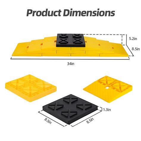 Snapklik Com GarfatolRv RV Leveling Blocks 10 Packs Camper Levelers
