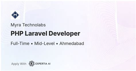 Php Laravel Developer Job Ahmedabad Mid Level