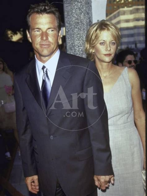 Married Actors Dennis Quaid And Meg Ryan At Film Premiere Of His The