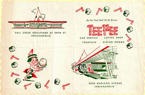 Hi Mailbag Tee Pee Restaurants Historic Indianapolis All Things