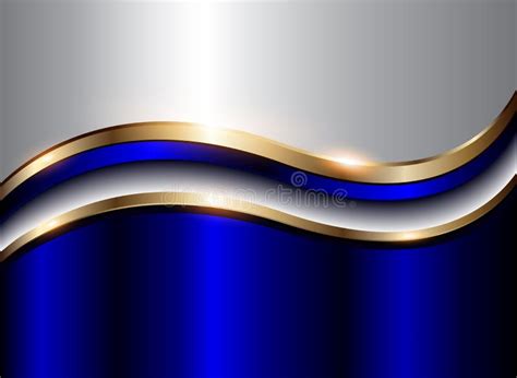 Abstract Background Silver Blue Stock Vector Illustration Of Graphic