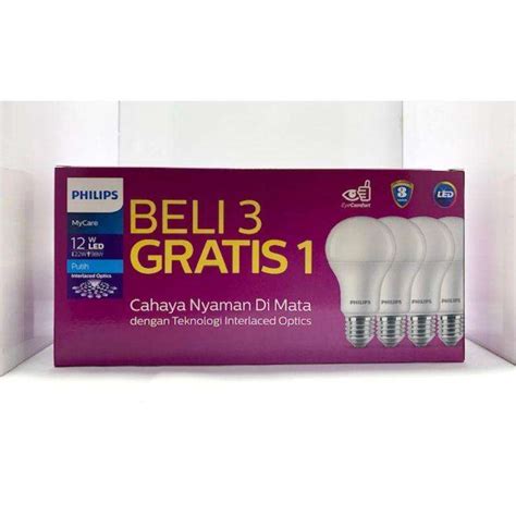 Jual Lampu Led Philips Beli 3 Gratis 1 12watt Di Seller Sego Pecel Kayen Kab Jombang Blibli