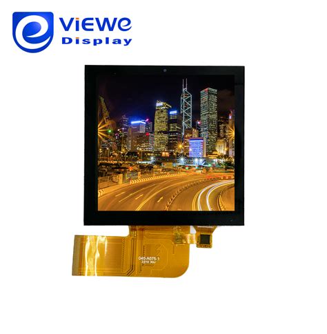 40 Inch 480x480 3 Wire Spi16 Bits Rgb Interface Ips Tft Square Lcd
