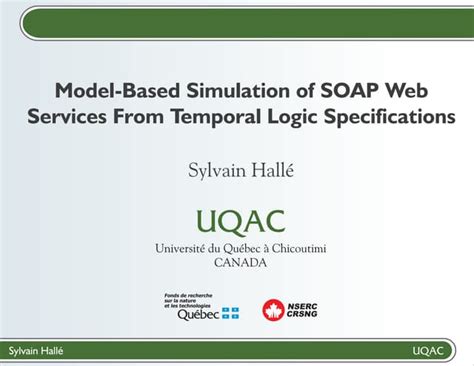 model based simulation of soap web services from temporal logic