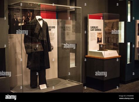 An Office Coat Used By President Abraham Lincoln On Display At An