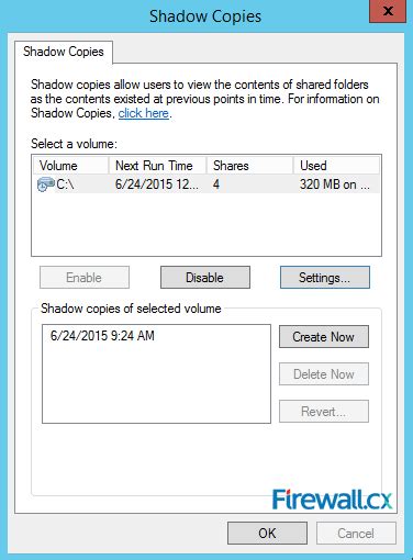 How To Enable Configure Shadow Copy For Shared Folders On Windows Server R