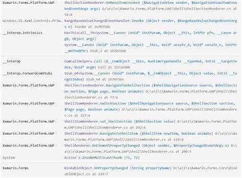Bug Nullreferenceexception In The Shell On Uwp Issue Xamarin Xamarin Forms Github