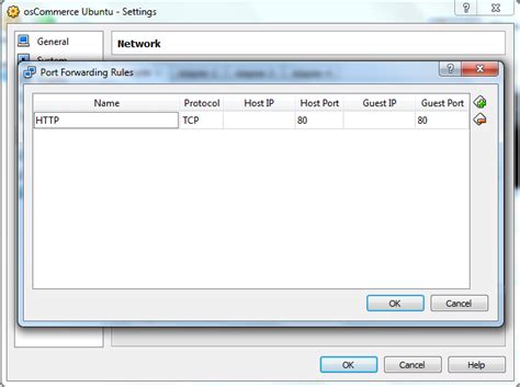 Virtualbox Forwarding Port 80 Of Windows 7 To Virtual Ubuntu Server
