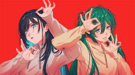 Hatsune Miku And Ado Vocaloid And More Drawn By Daisukisan Danbooru