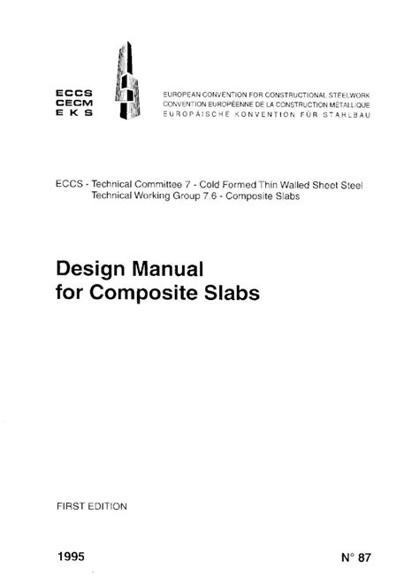 PDF Design Manual For Composite Slab DOKUMEN TIPS