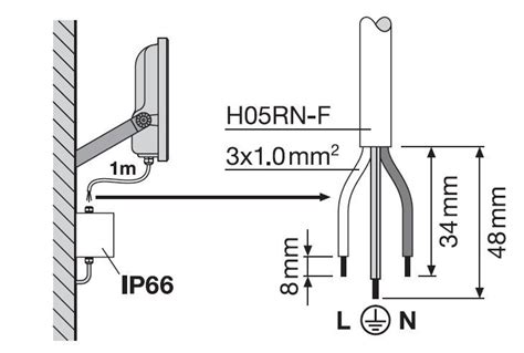Ledvance Gen Flood W W Switch Lm Lm K Black Ip