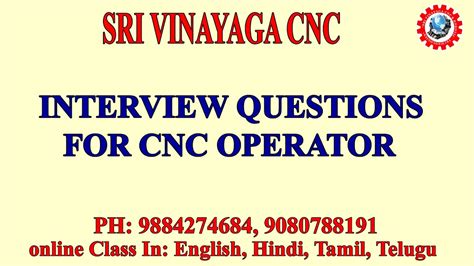 Cnc Operator Interview Questions Cnc Operator Interview Tamil Cnc Questions And Answers