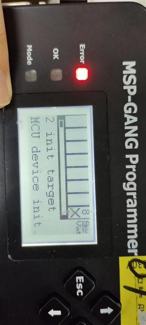 Msp Gang Cannot Programmed Msp Low Power Microcontroller Forum Msp