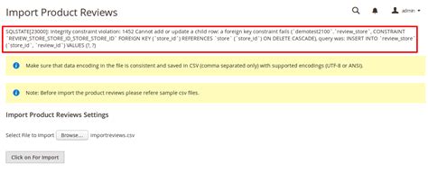 Magento 2 Import Export Product Reviews Extension Magebees