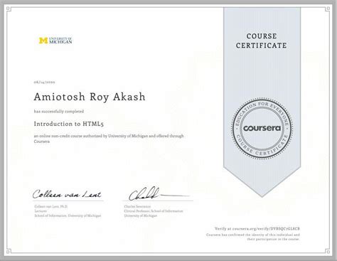 Amiotosh Roy Akash On Linkedin Html5 Coursera Completed 12 Comments