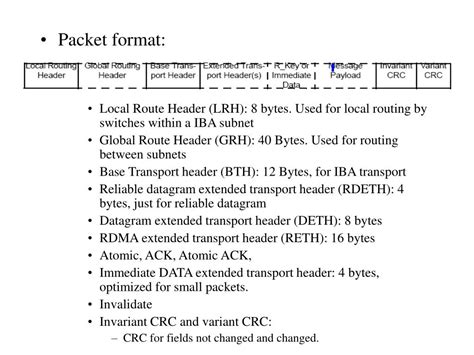 Ppt Advancements In Infiniband Architecture Specifications