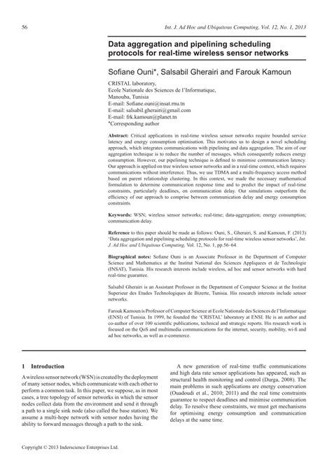 Pdf Data Aggregation And Pipelining Scheduling Protocols For Real
