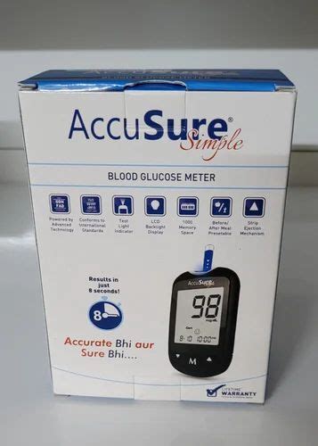 Accusure Simple Glucometer For Hospital At ₹ 450 Piece In Nagpur Id 2851667466662
