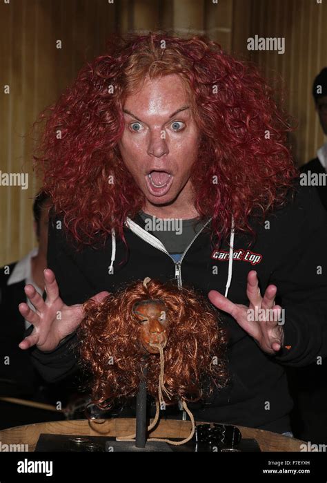 Carrot Top Unveils His Shrunken Head At The Golden Tiki Las Vegas