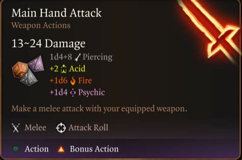 Why Does Main Hand Attack Use Both Main Hand And Off Hand Rbaldursgate3