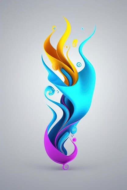 Premium Ai Image 3d Zig Zag Wave Pattern