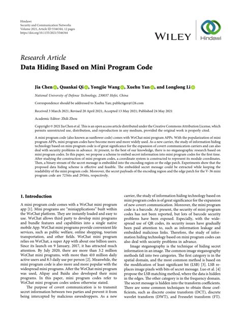 Pdf Data Hiding Based On Mini Program Code