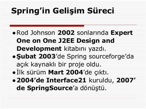 Spring Application Framework