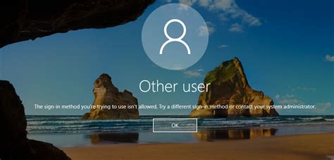 Error Login To Azure Vm Using Azure Ad The Sign Method Youre Trying To Use Isnt Allowed
