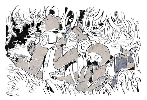 Marcille Donato Laios Thorden Senshi And Chilchuck Tims Dungeon Meshi Drawn By Kiyota