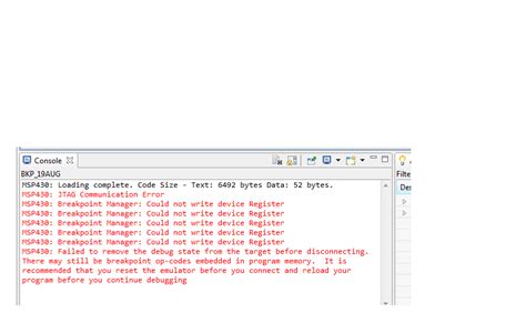 Ccs Error Msp Low Power Microcontroller Forum Msp Low Power Microcontrollers Ti E2e