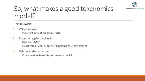 Tokenomics Ppt
