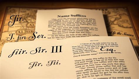 What Is A Name Suffix And How Is It Used