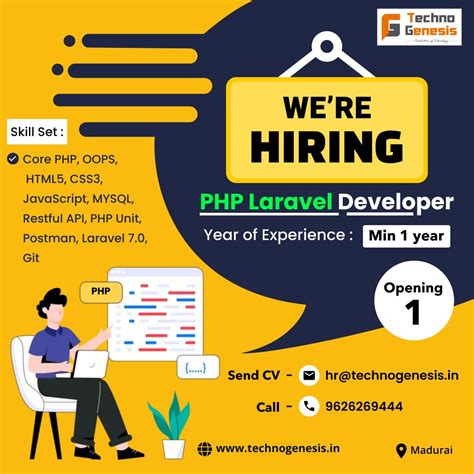 Techno Genesis On Linkedin Immediatejoiner Phpdeveloper