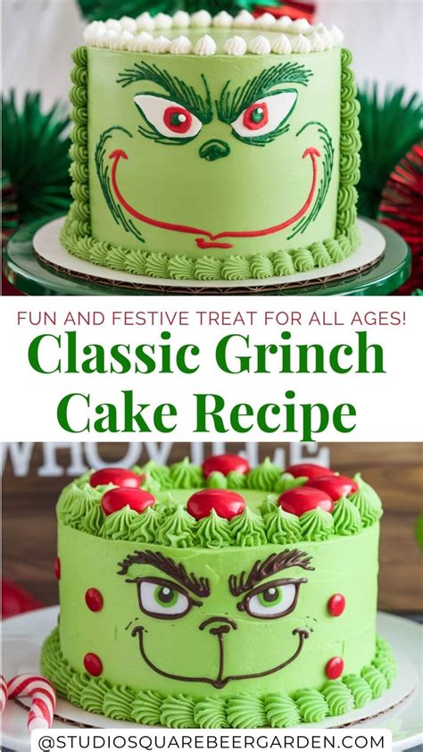 Classic Grinch Cake Recipe A Festive And Fun Holiday Treat