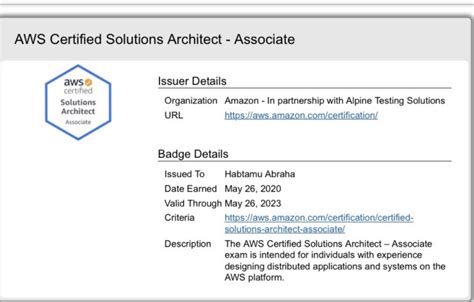 Habtamu Abraha On Linkedin Awscertified